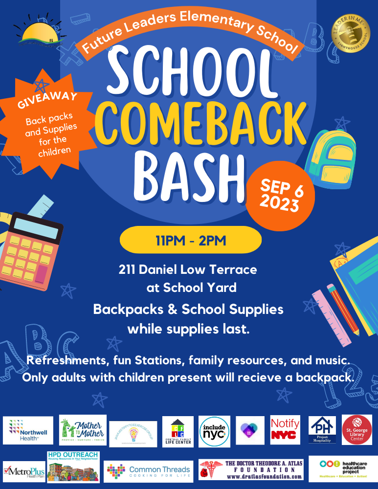 School Comeback Bash – Future Leaders Elementary